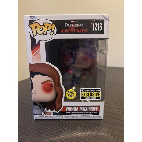Funko | Toys | Exclusive Glow Wanda Maximoff Funko Pop 216 Marvel Mcu ...